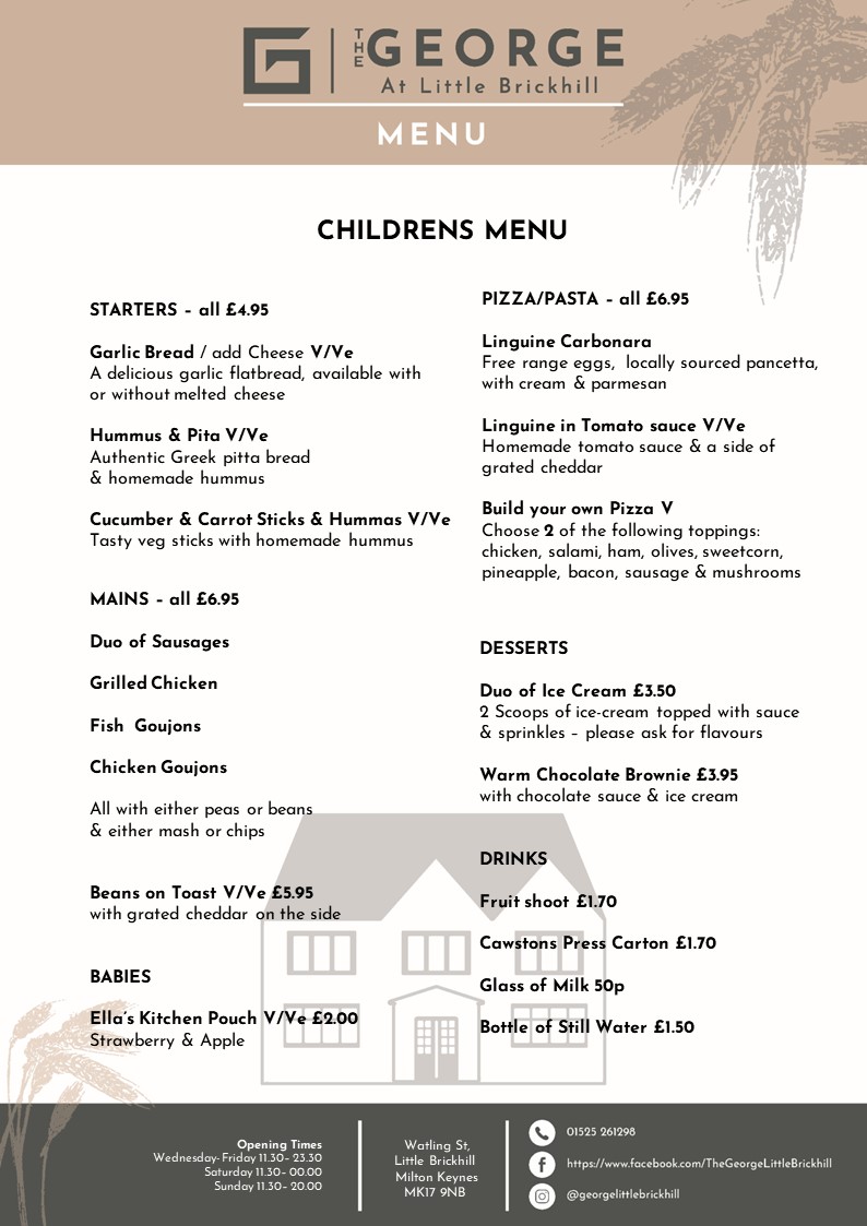 Main Menu | The George