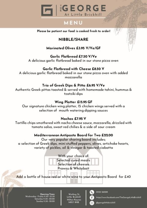 Main Menu | The George