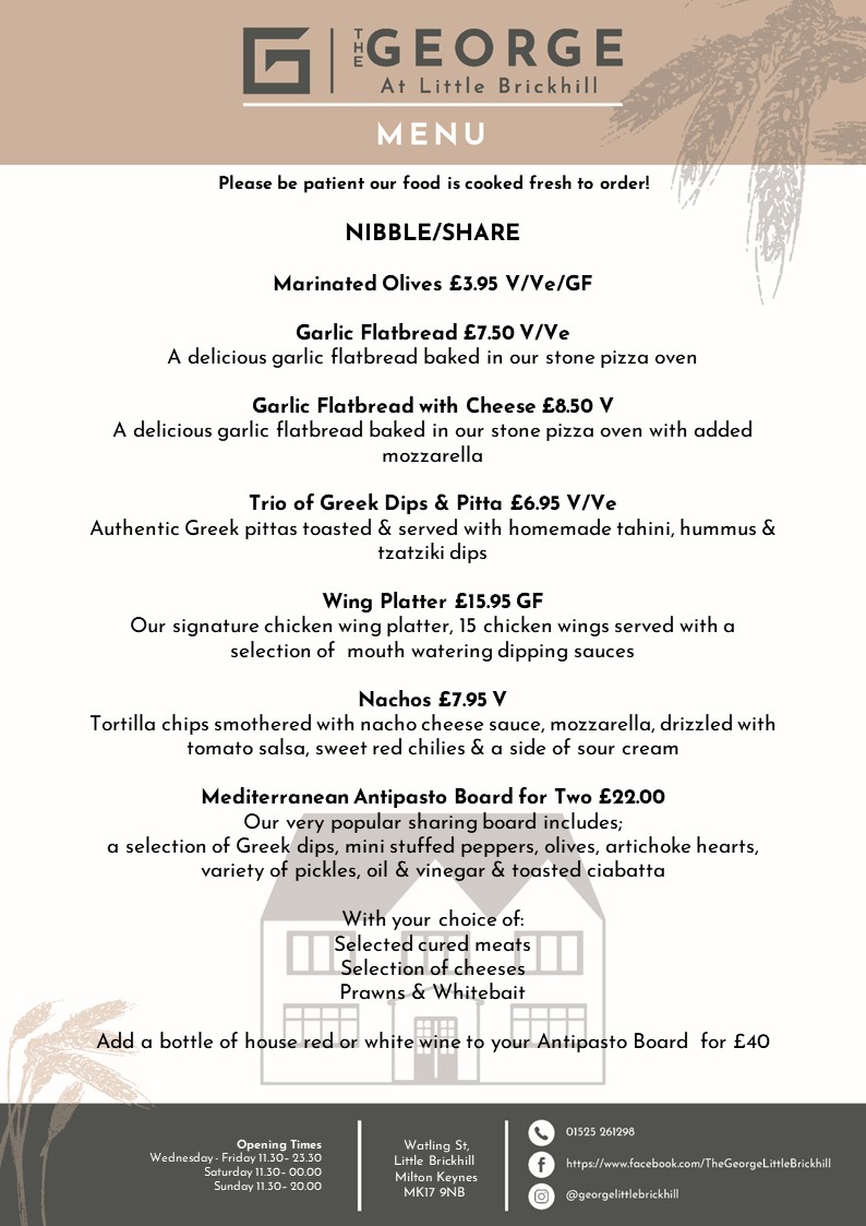 Main Menu | The George
