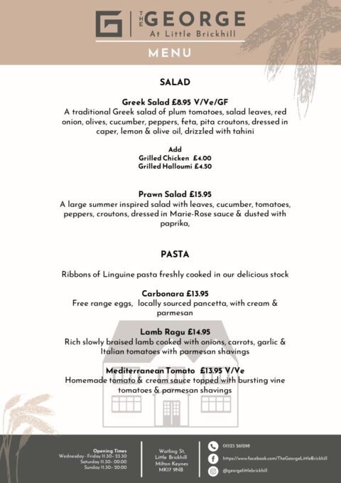 Main Menu | The George